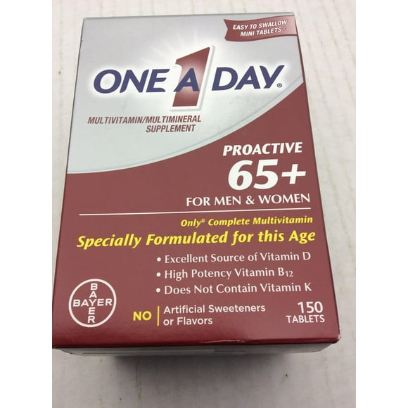 One A Day 50+ Adults in One A Day Vitamins - Walmart.com