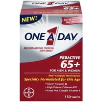 One A Day Proactive 65+ Multivitamin Tablets for Men and Women, 150ct ...