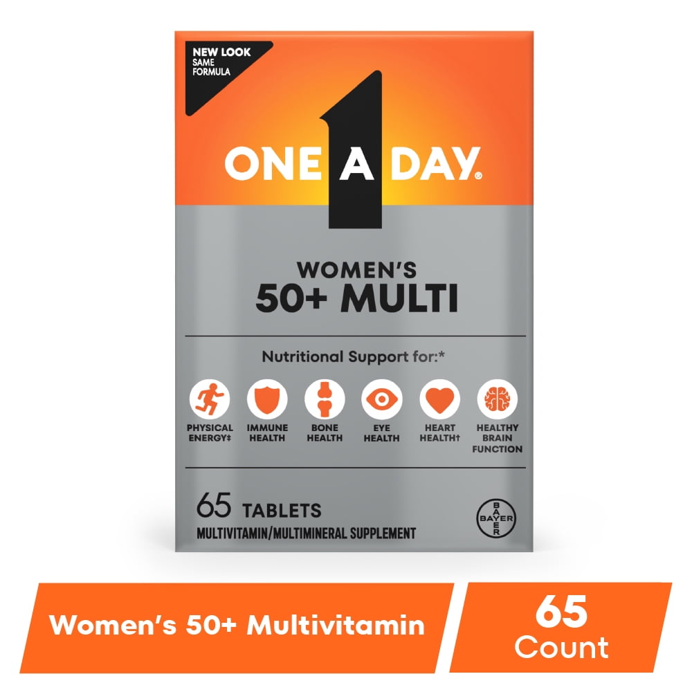One A Day 50+ Adults in One A Day Vitamins - Walmart.com