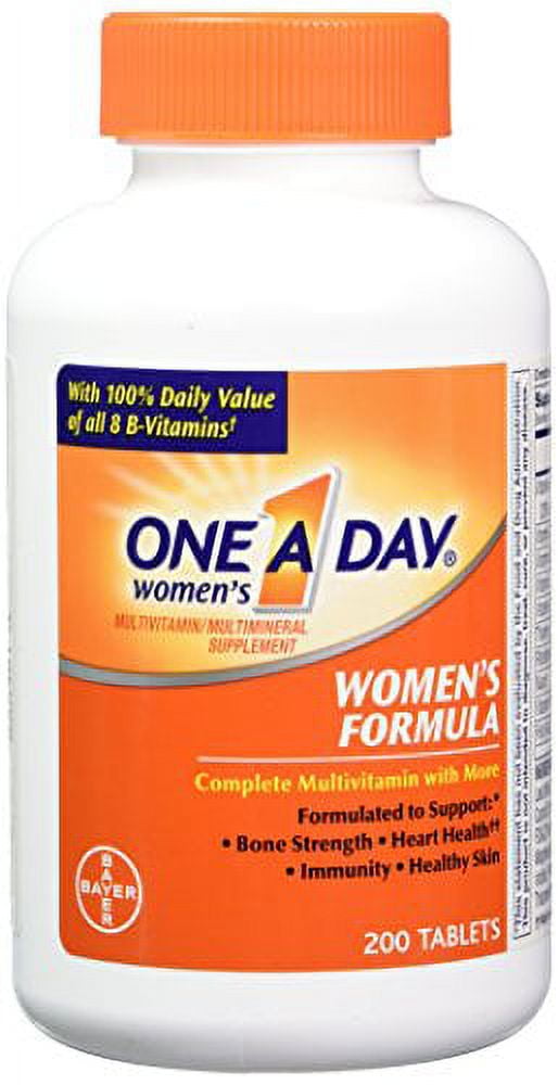 One-A-Day Women's Formula, 200 Tablets ( Pack of 2) - Walmart.com