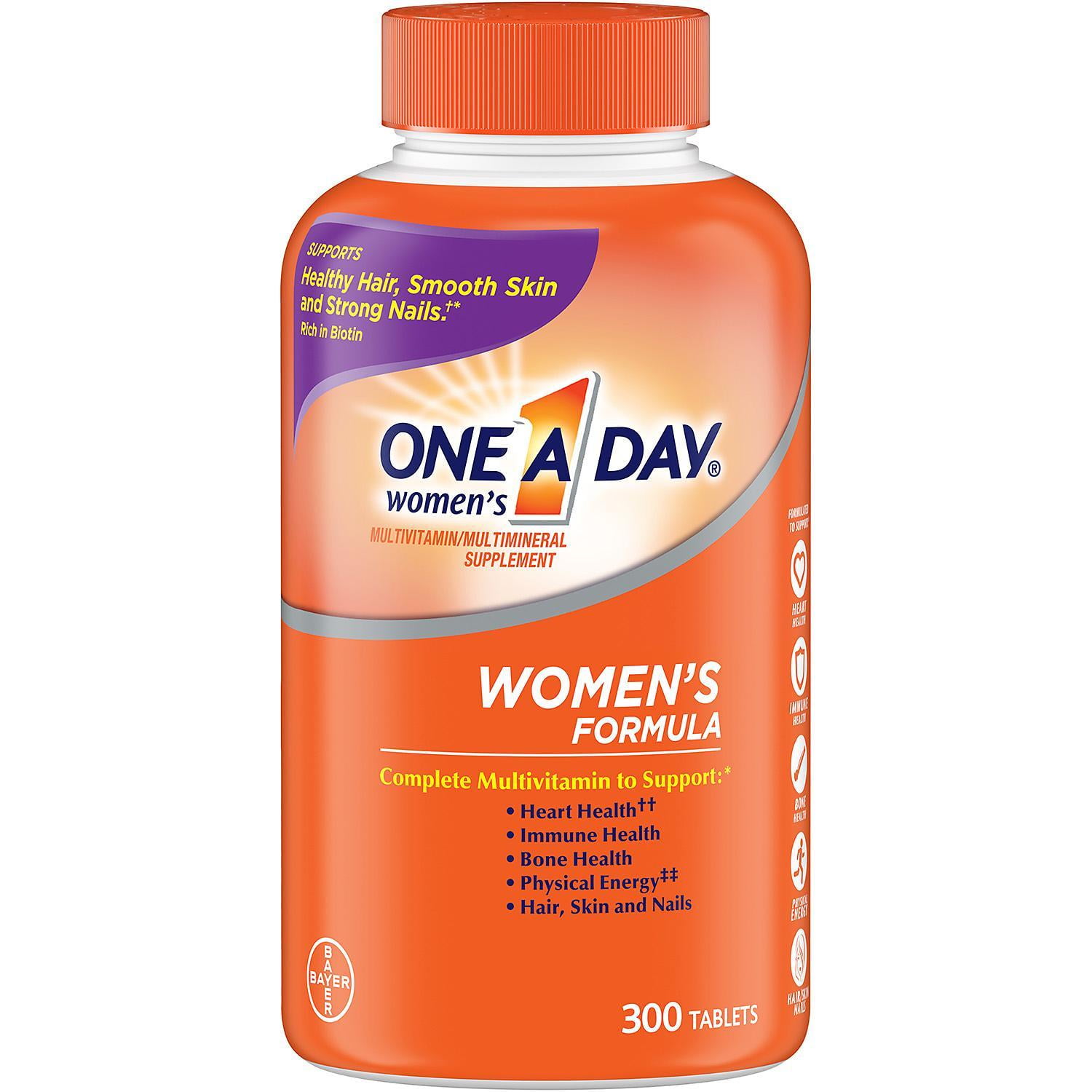 One A Day Women's Health Formula Multivitamin (300 ct.) - Walmart ...