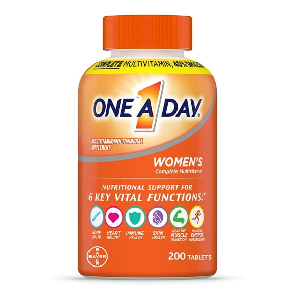 One A Day Women's Multivitamin Tablets, Multivitamins for Women, 200 Ct