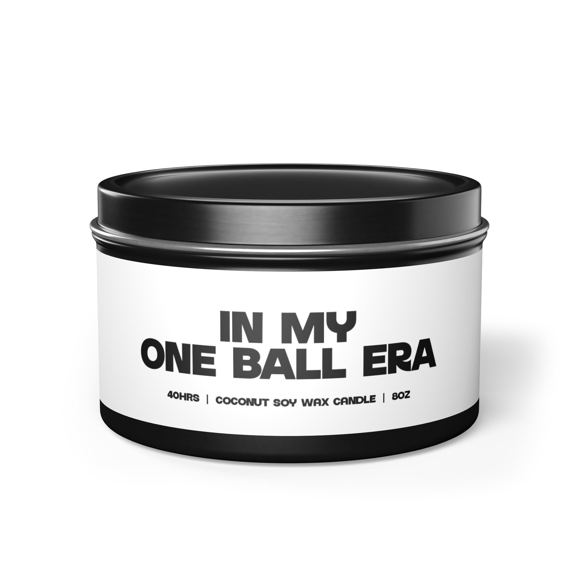 One Ball Testicular Cancer Orchiectomy Tin Candle Gifts Home Office ...