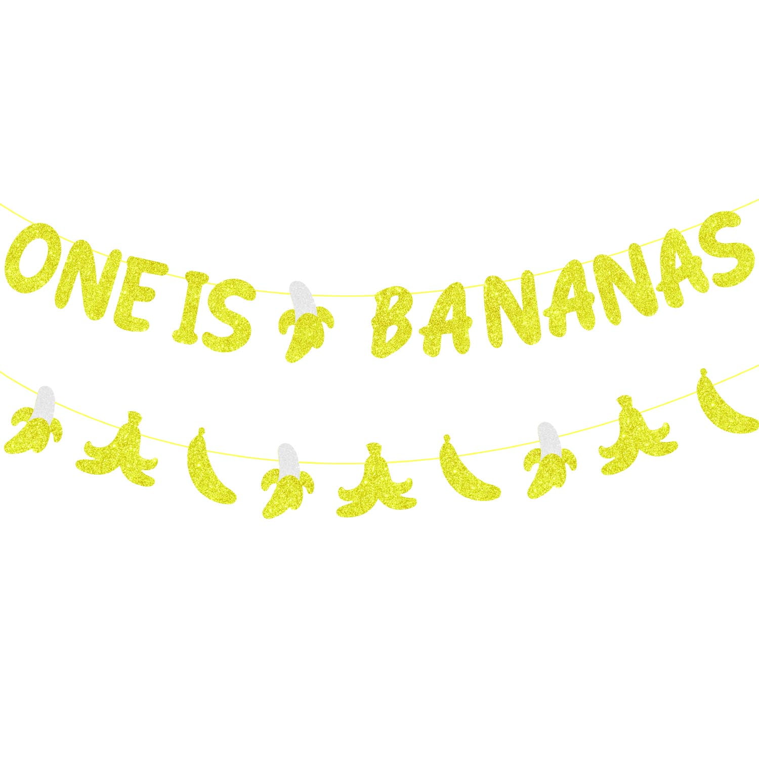One is Bananas Birthday Party Decorations Yellow, Bananas 1st Birthday ...