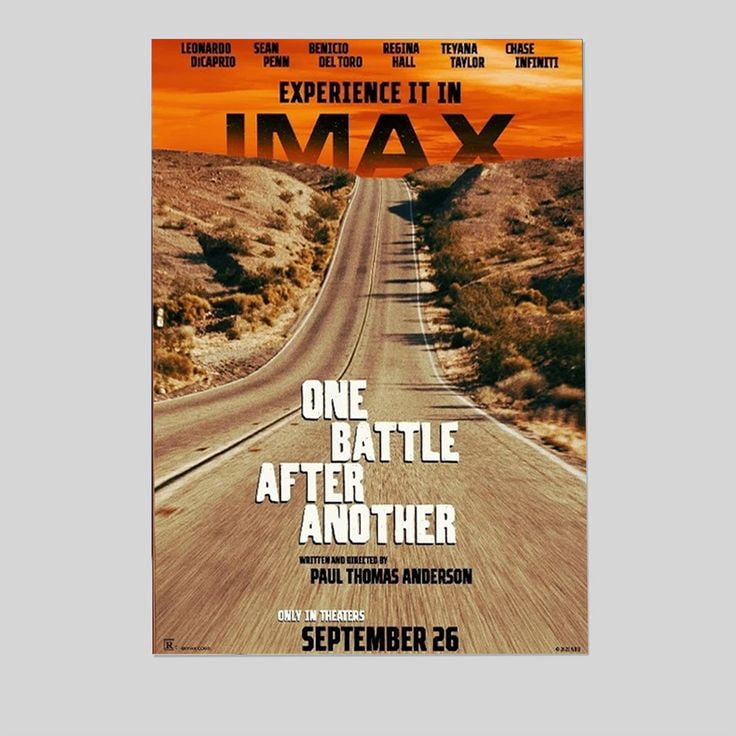One Battle After Another movie poster Le.o.nar.do Di.Ca.prio Size 24 ...