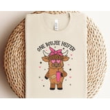 One Boujee Heifer Valentine Shirt Funny Valentine Shirt Highland Cow ...