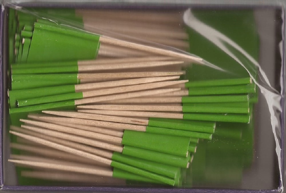 100 Green Toothpick Flags, 100 Cupcake Flag Toothpicks or Cocktail ...