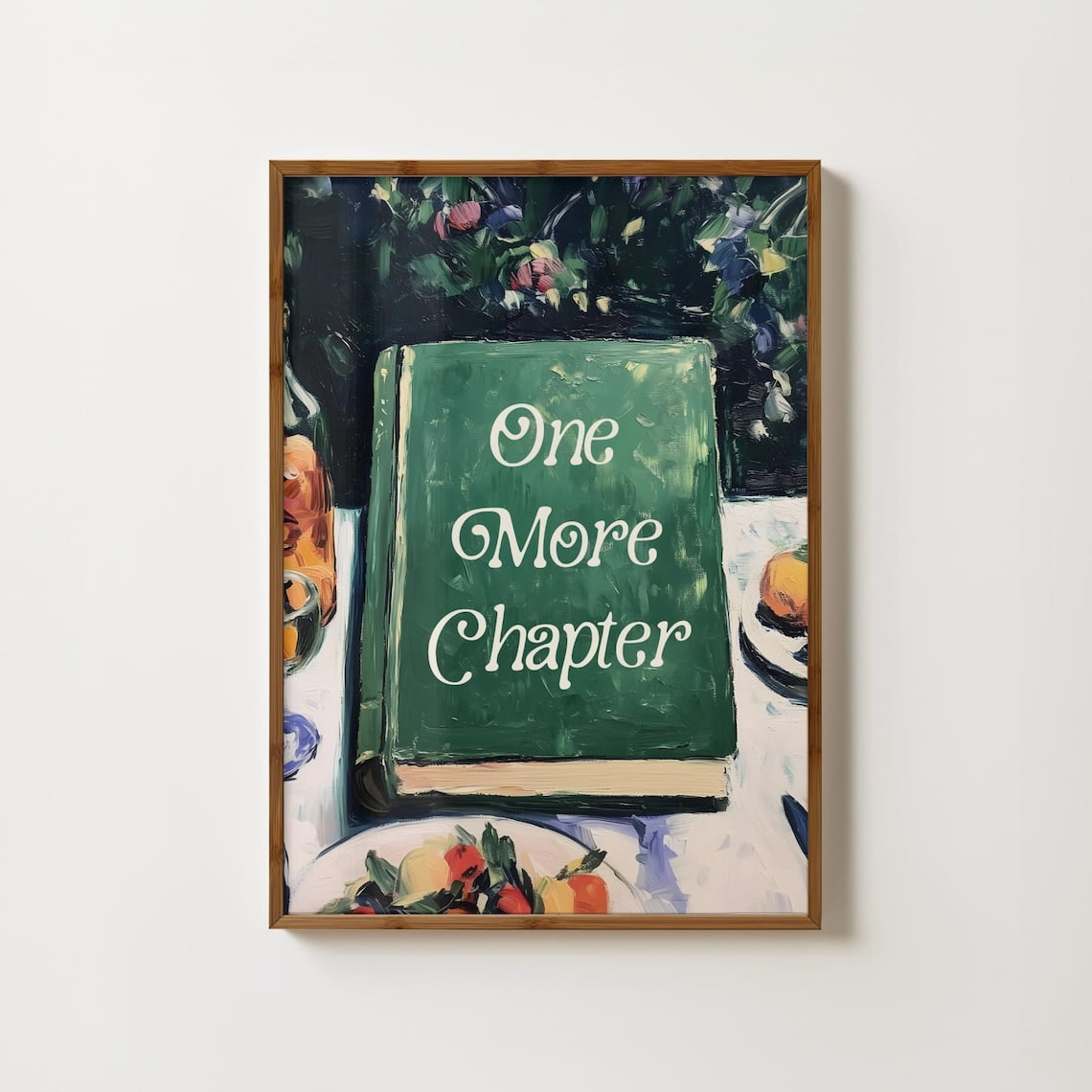One More Chapter Book Print Reading Art Print Books Library Decor ...