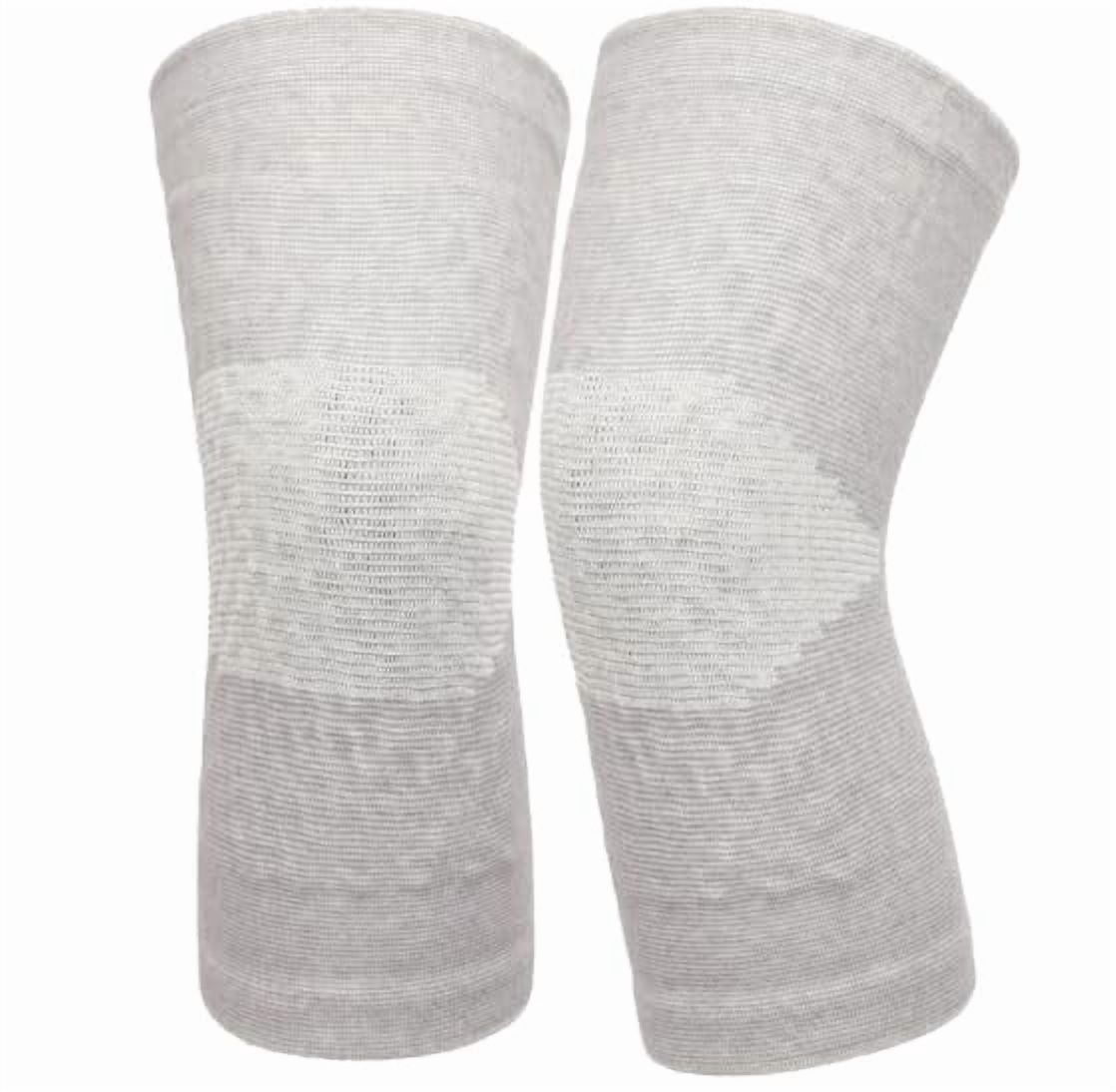 One Compress Bamboo Knee Sleeves for Men & Women, Elastic Warm Knee ...