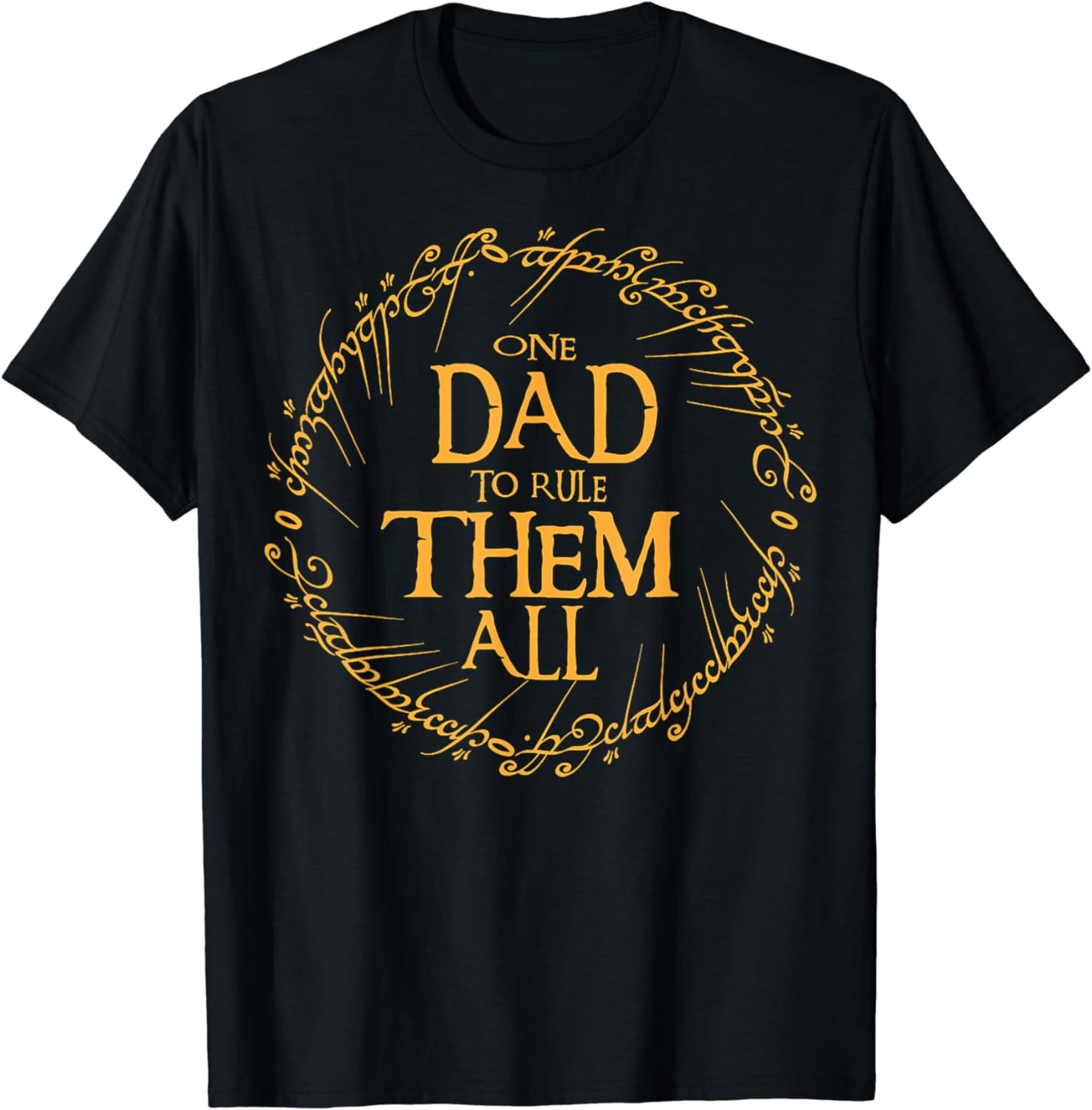 One Dad To Rule Them All, Vintage Father's Day Apparel T-Shirt ...