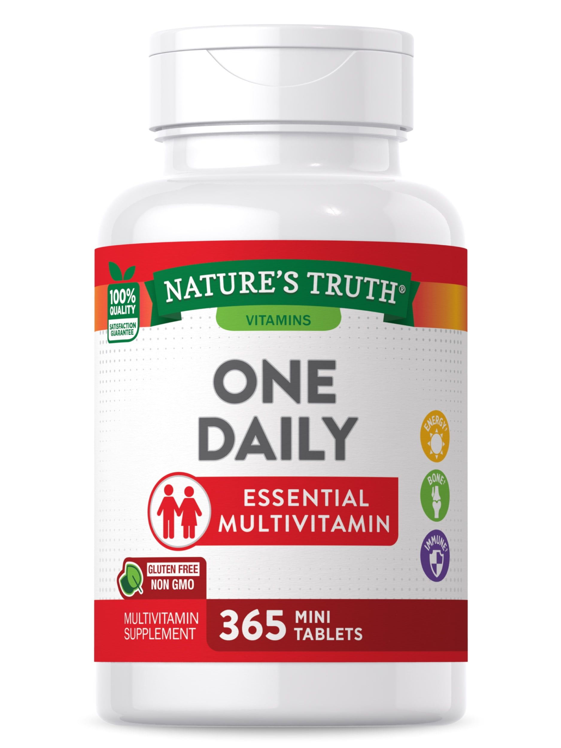 Nature's Truth One Daily Essential Multivitamin for Men & Women | Non-GMO, Gluten Free | 365 ...
