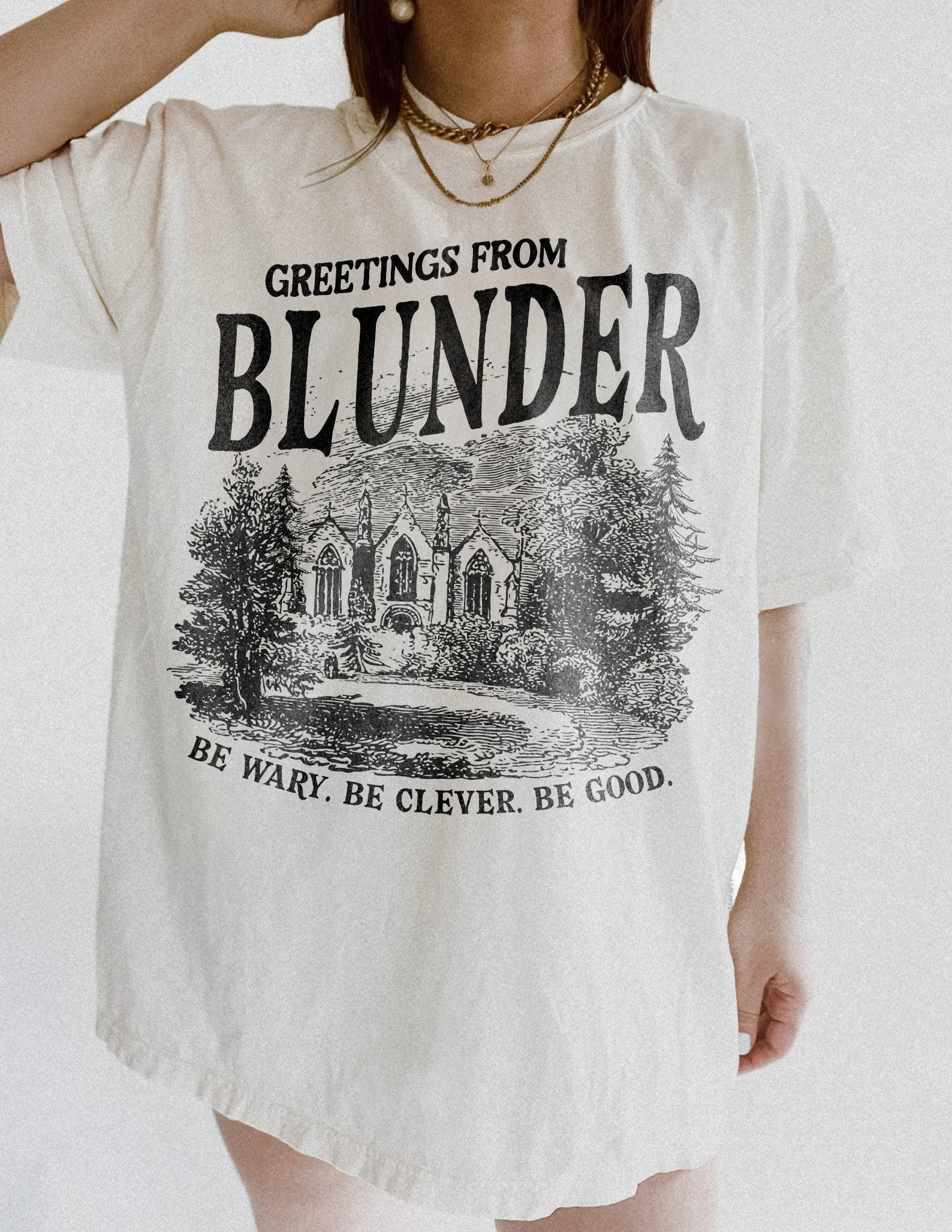 One Dark Window Shirt | Blunder Be Wary Be Clever Be Good Licensed ...