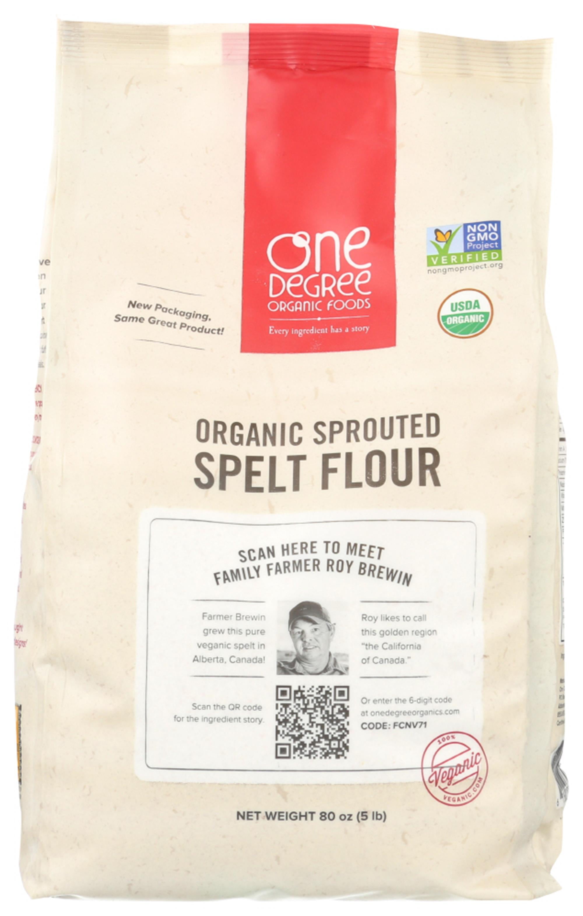 Organic Spelt Flour 4x80oz | Soft pastry flour for bakeries - Walmart ...