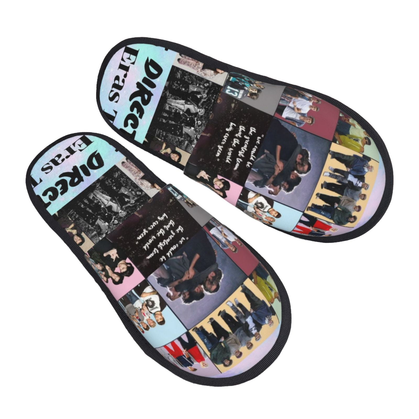 One Direc-,Ti0n House Slippers For Women Men Indoor Outdoor-Cute Cotton ...