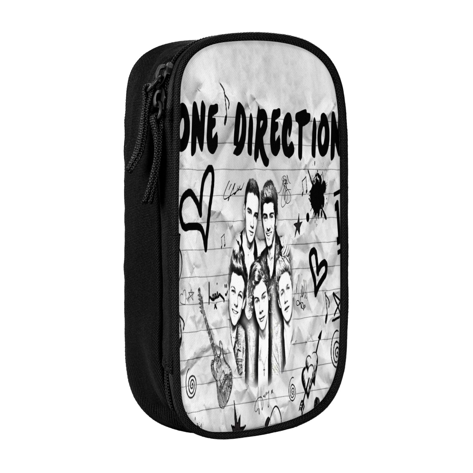 One Direc-,Ti0n Pencil Case Portable Pen Bag Pouch With Zipper ...