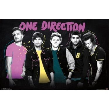 One Direction Poster Amazing Group Shot - Burgundy BBG New 24x36 ...