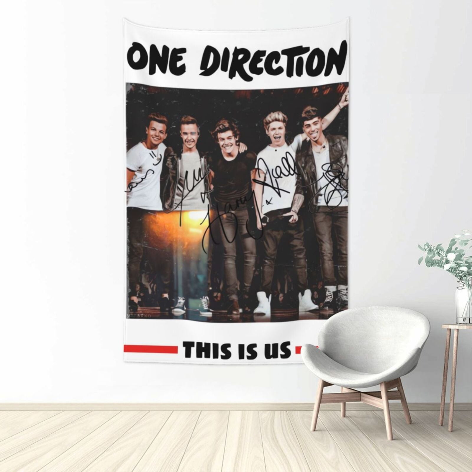 One Direction 1D Tapestry Wave Wall Hanging Home Decoration Wall ...
