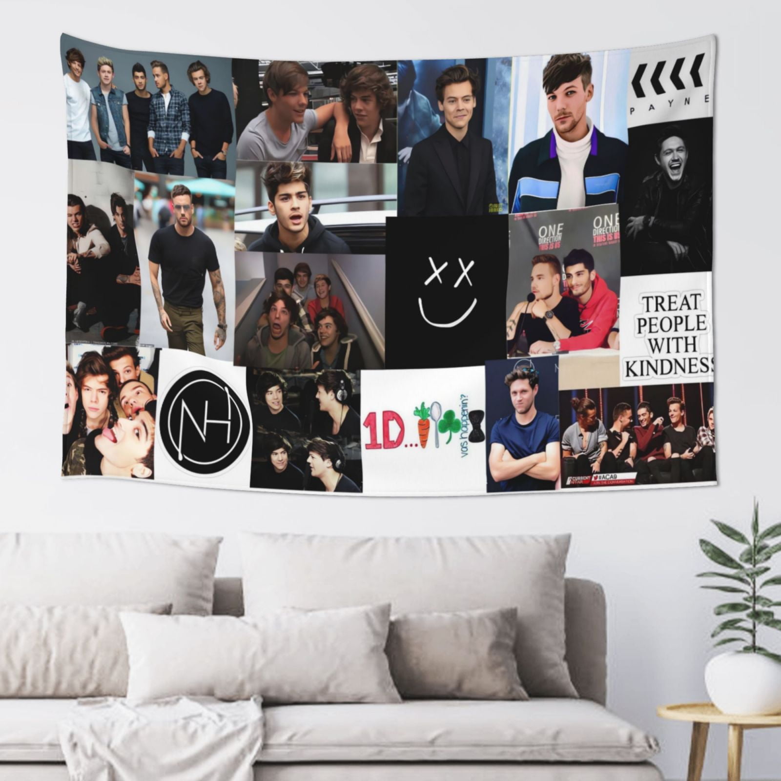 One Direction 1D Tapestry Wave Wall Hanging Home Decoration Wall ...