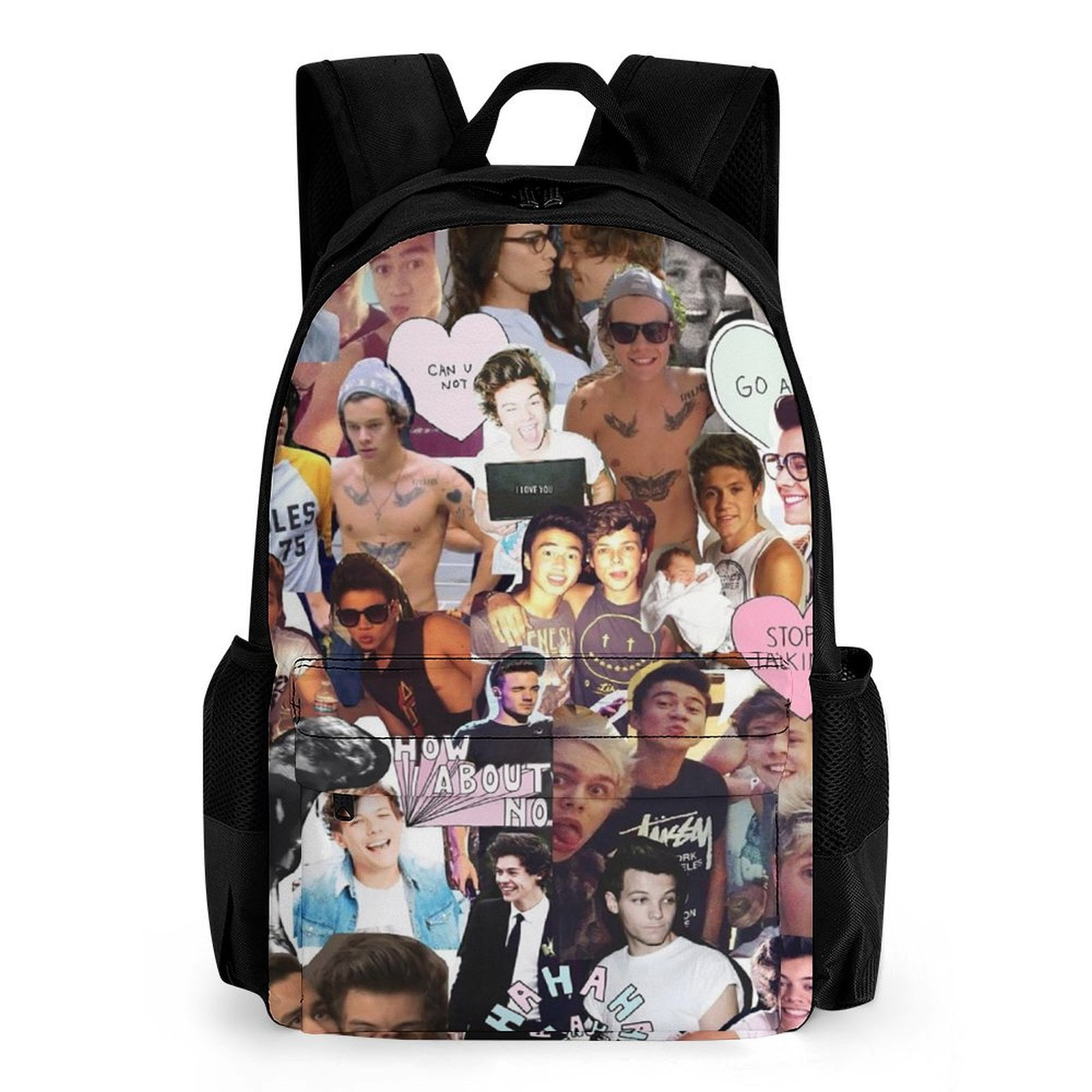 One Direction Backpack Book Bags Casual Daypack for Travel Work Office ...