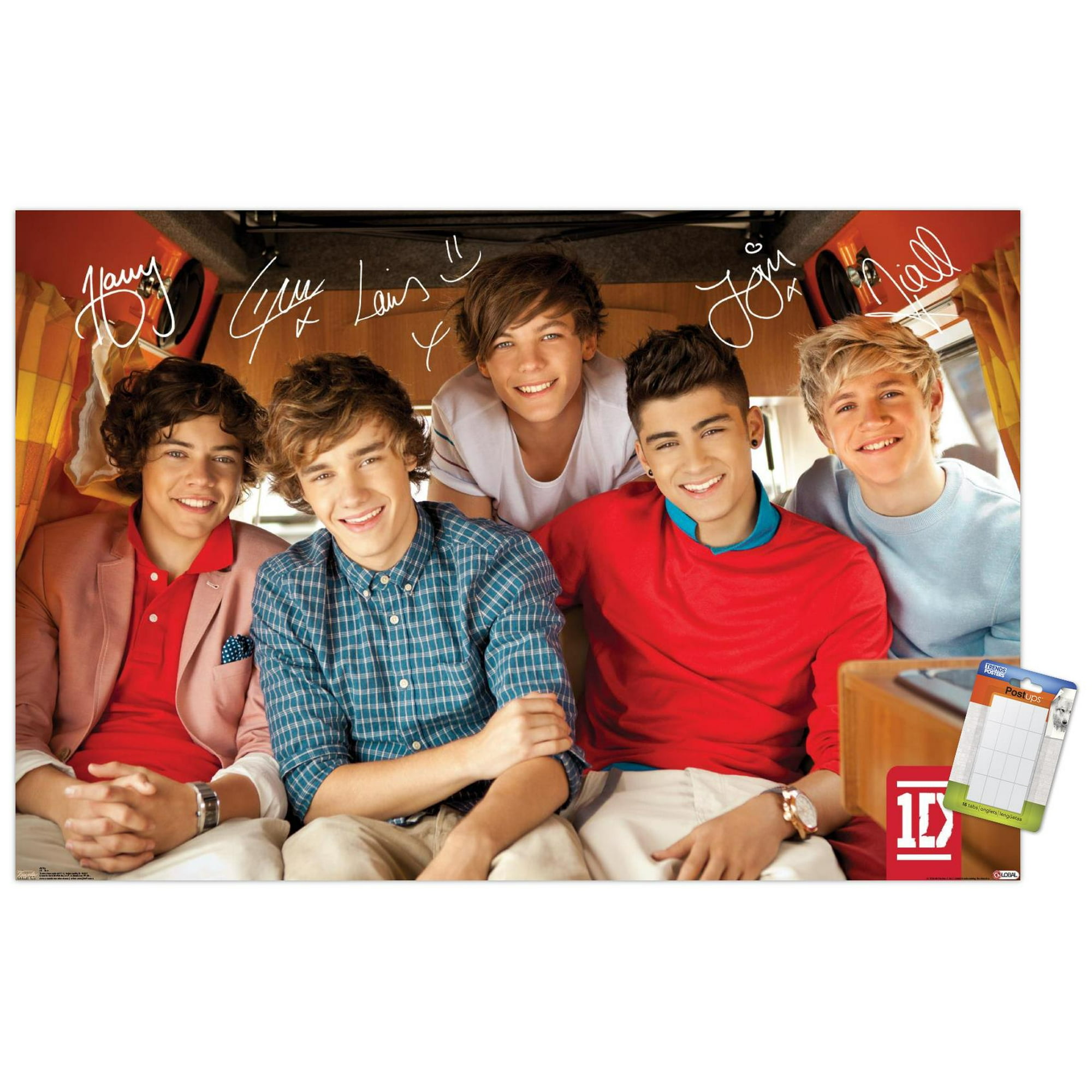 One Direction Signed Poster