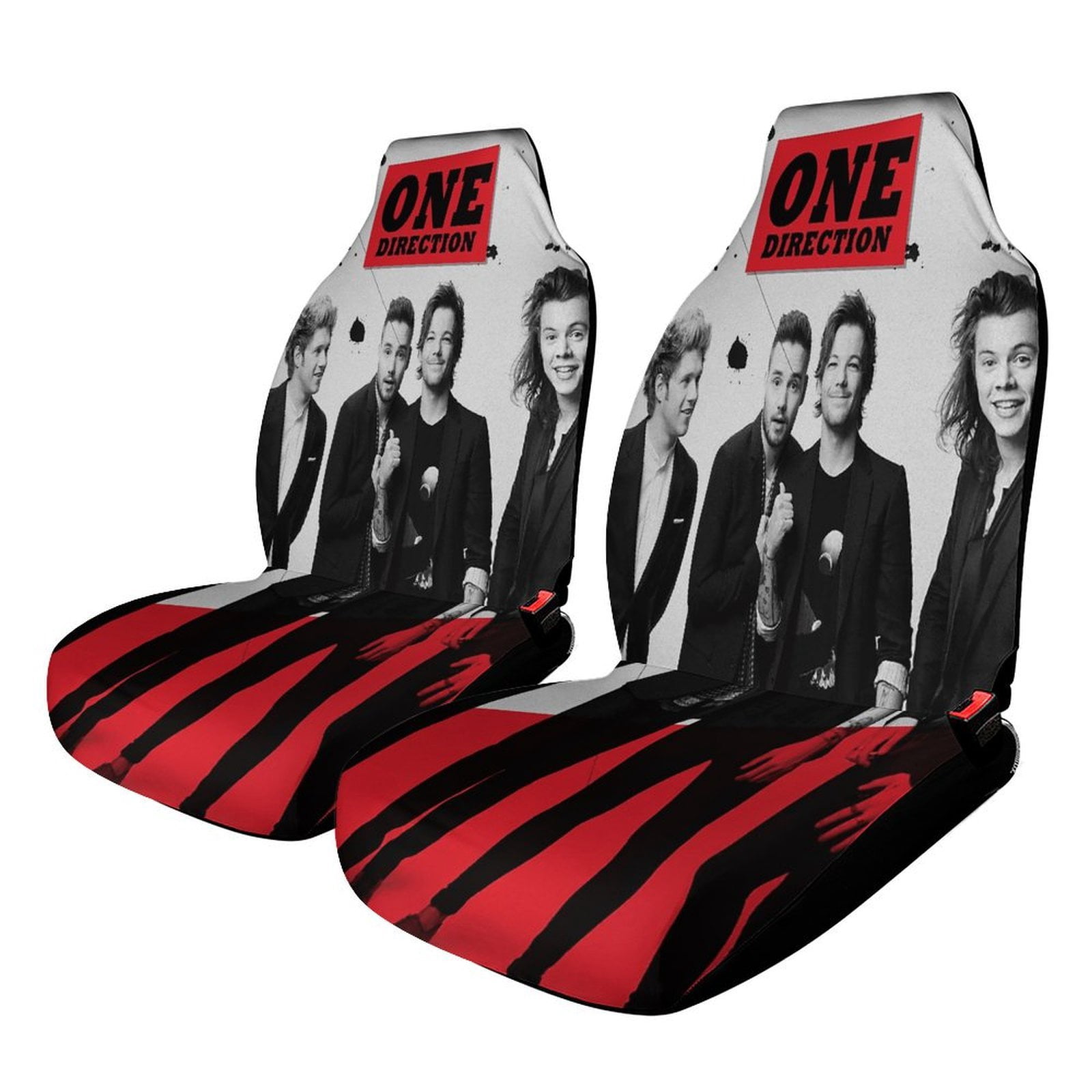 One Direction Car Seat Covers Nonslip Elastic Front Seat Protector ...