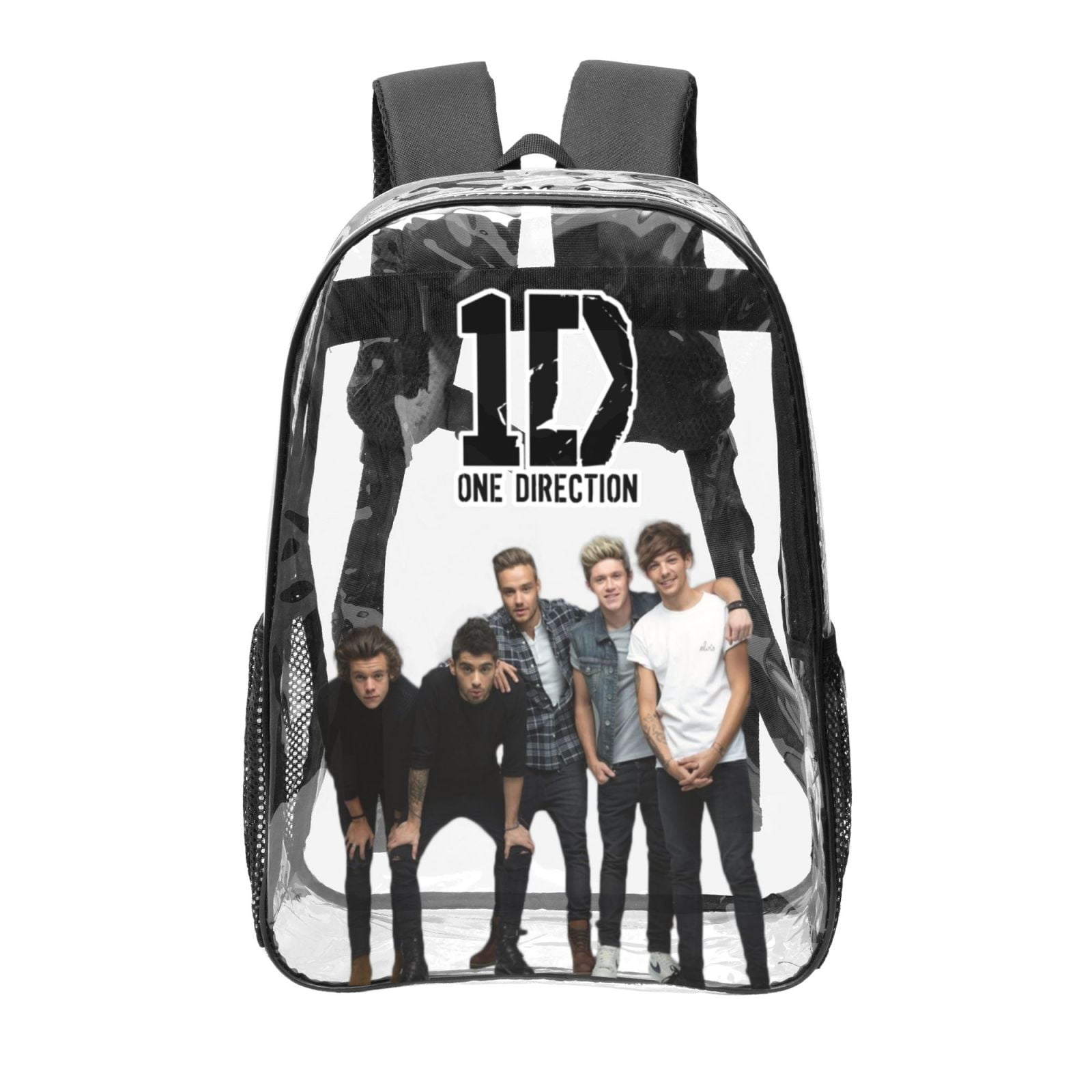 One Direction Clear Backpack Transparent Backpack College Workplace ...