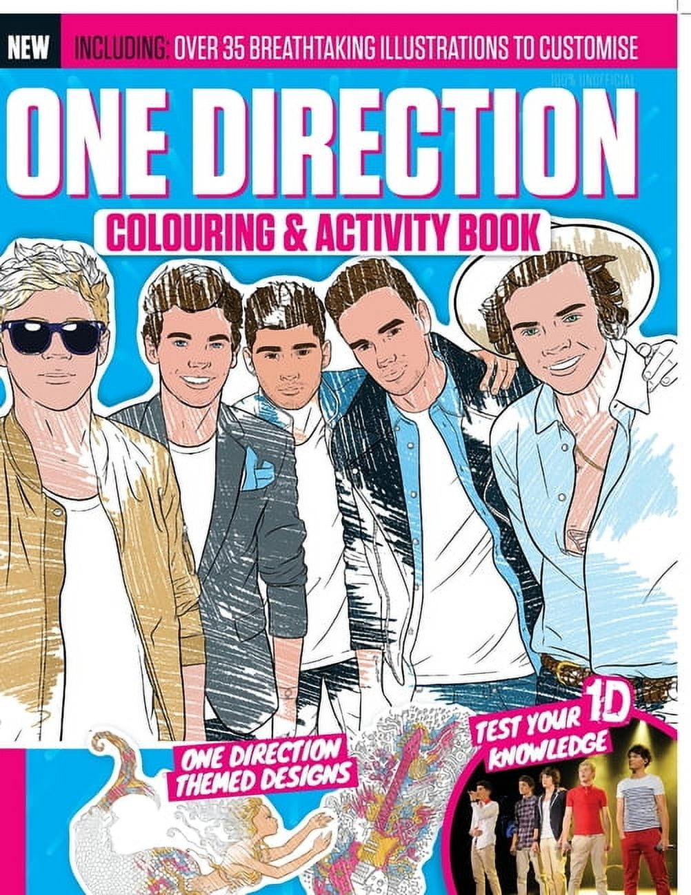 One Direction Colouring and Activity Book, (Paperback) - Walmart.com