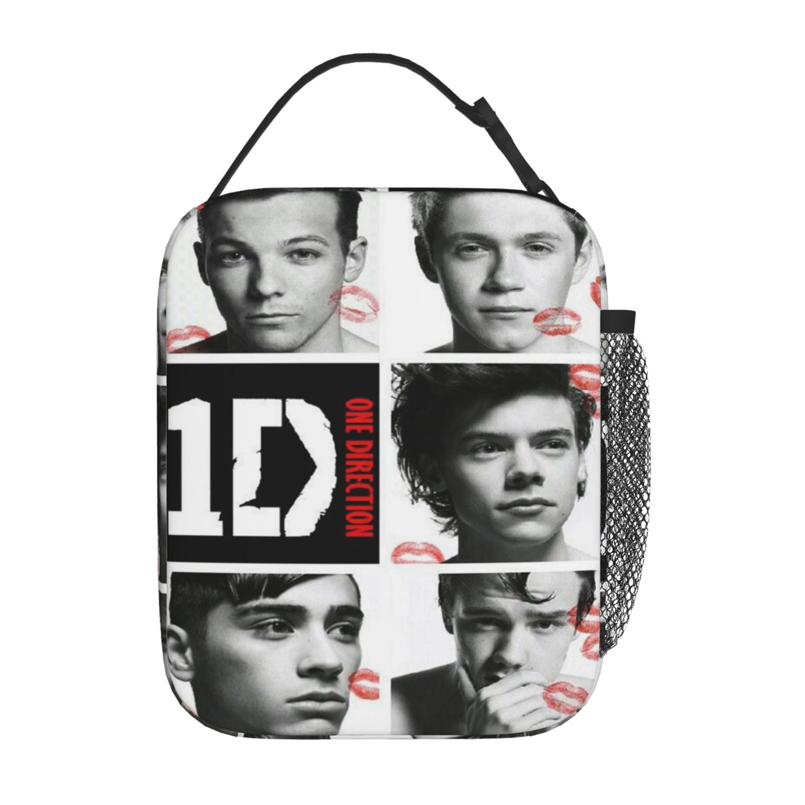 One Direction Cute Lunch Bag Insulated Tote Cooler Lunch Box Reusable ...