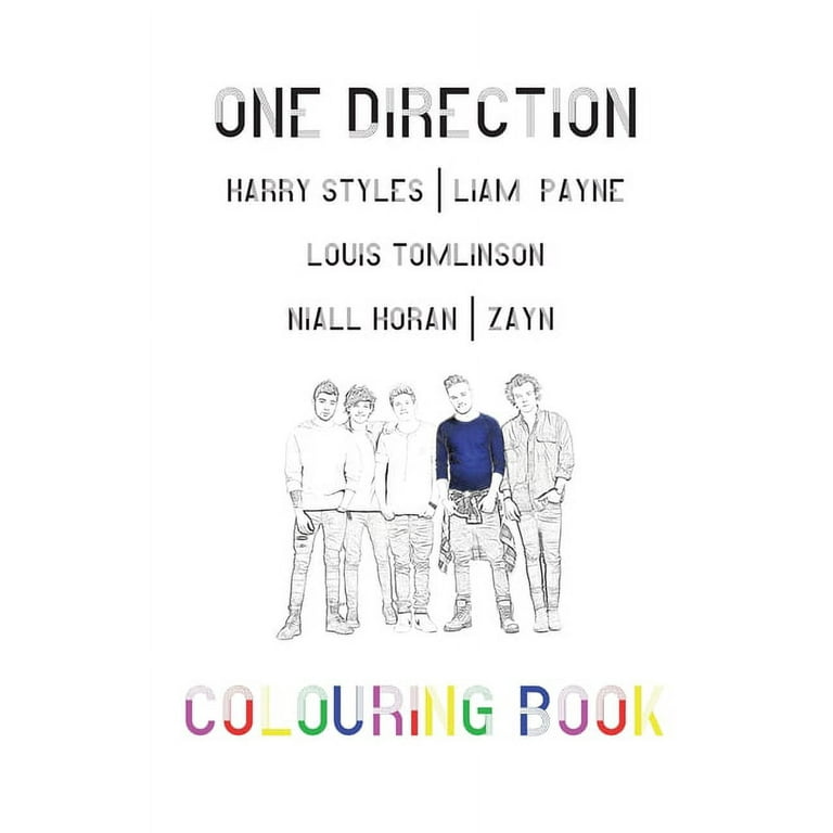 images of one direction coloring pages