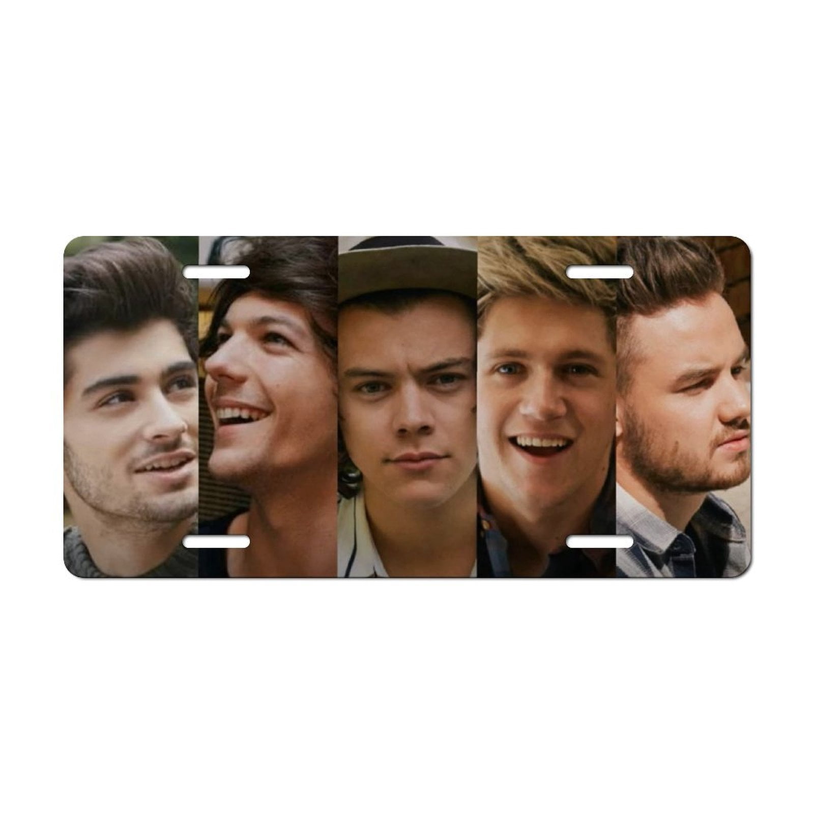 One Direction License Plate Cover Aluminum For Various Car Truck Models ...