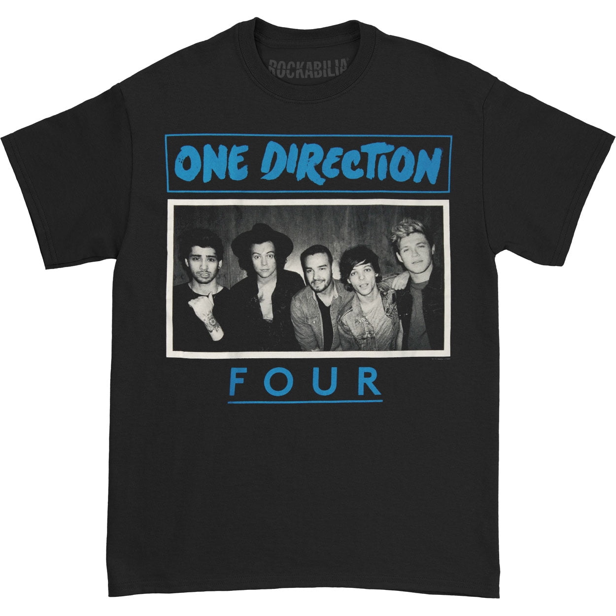 One Direction Men's Four T-shirt Large Black - Walmart.com