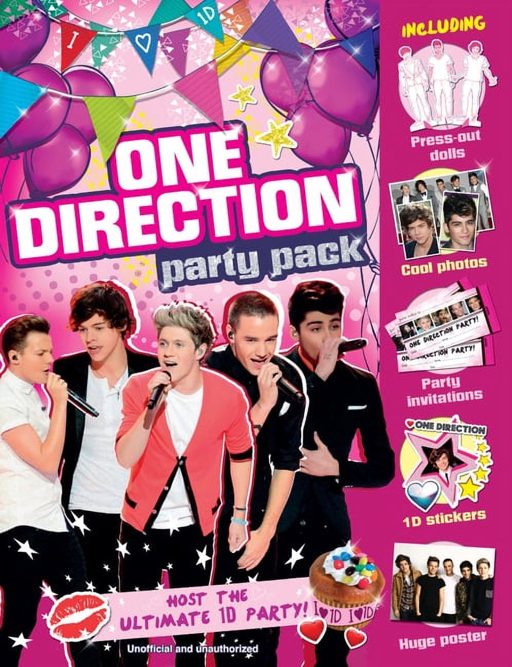 One Direction Party Pack : Host the Ultimate 1d Party! - Walmart.com
