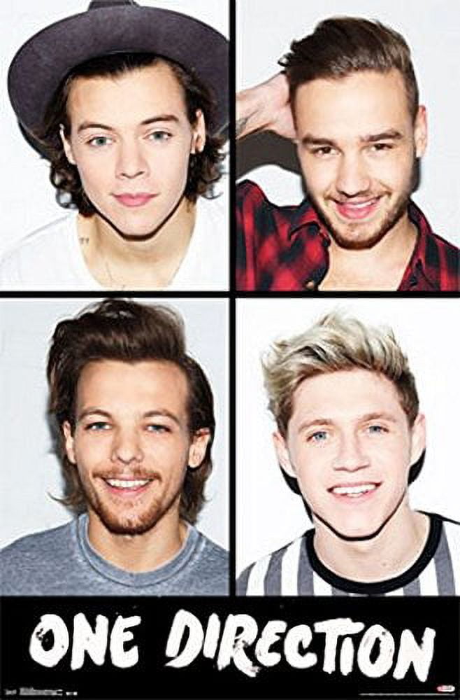 One Direction Poster Amazing Head Shot Collage New 22x34 - Walmart.com