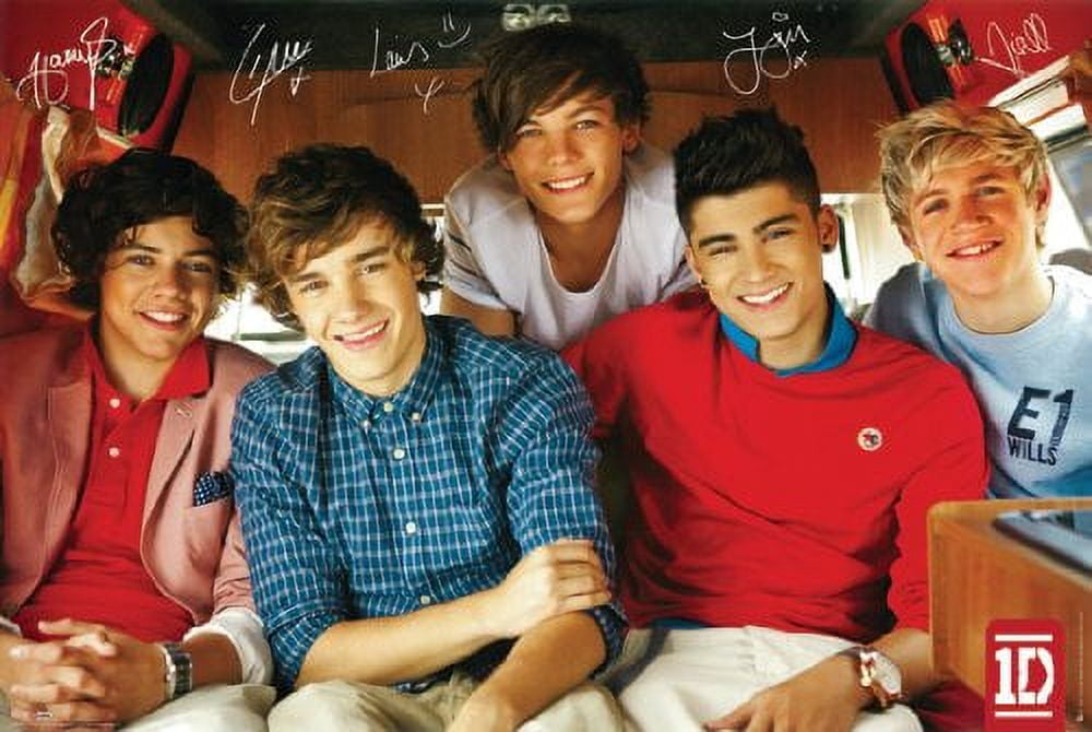 One Direction Poster Group Shot b New 24x36 - Walmart.com