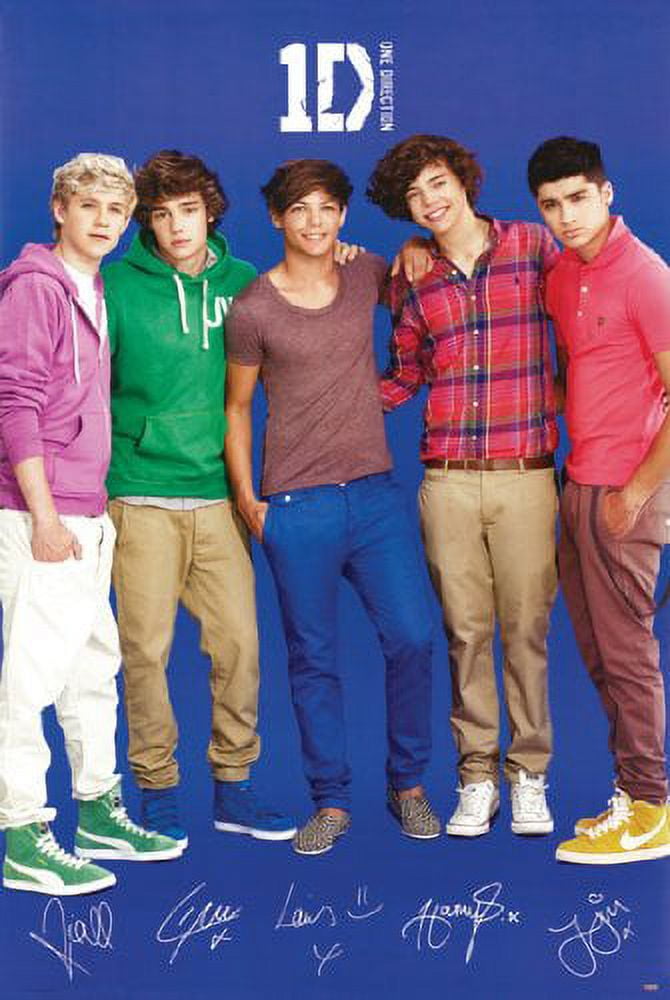 One Direction Poster Group Shot c New 24x36 - Walmart.com