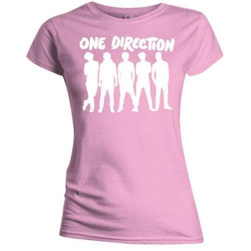 One Direction Silhouette White Girls Jr Small Pink - Walmart.com