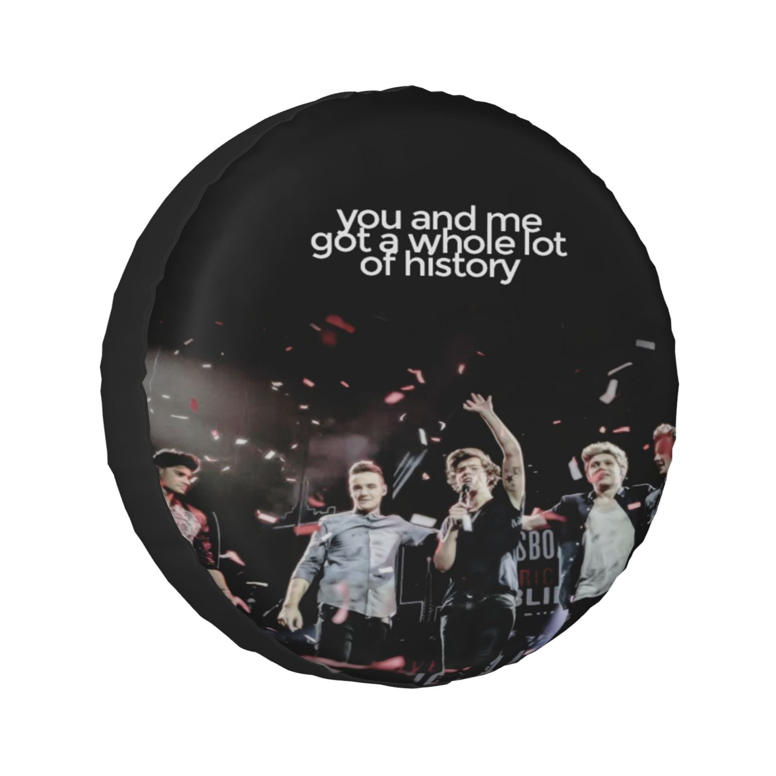 One Direction Spare Tire Cover Dust-Proof Wheel Tire Cover Fit Trailer ...