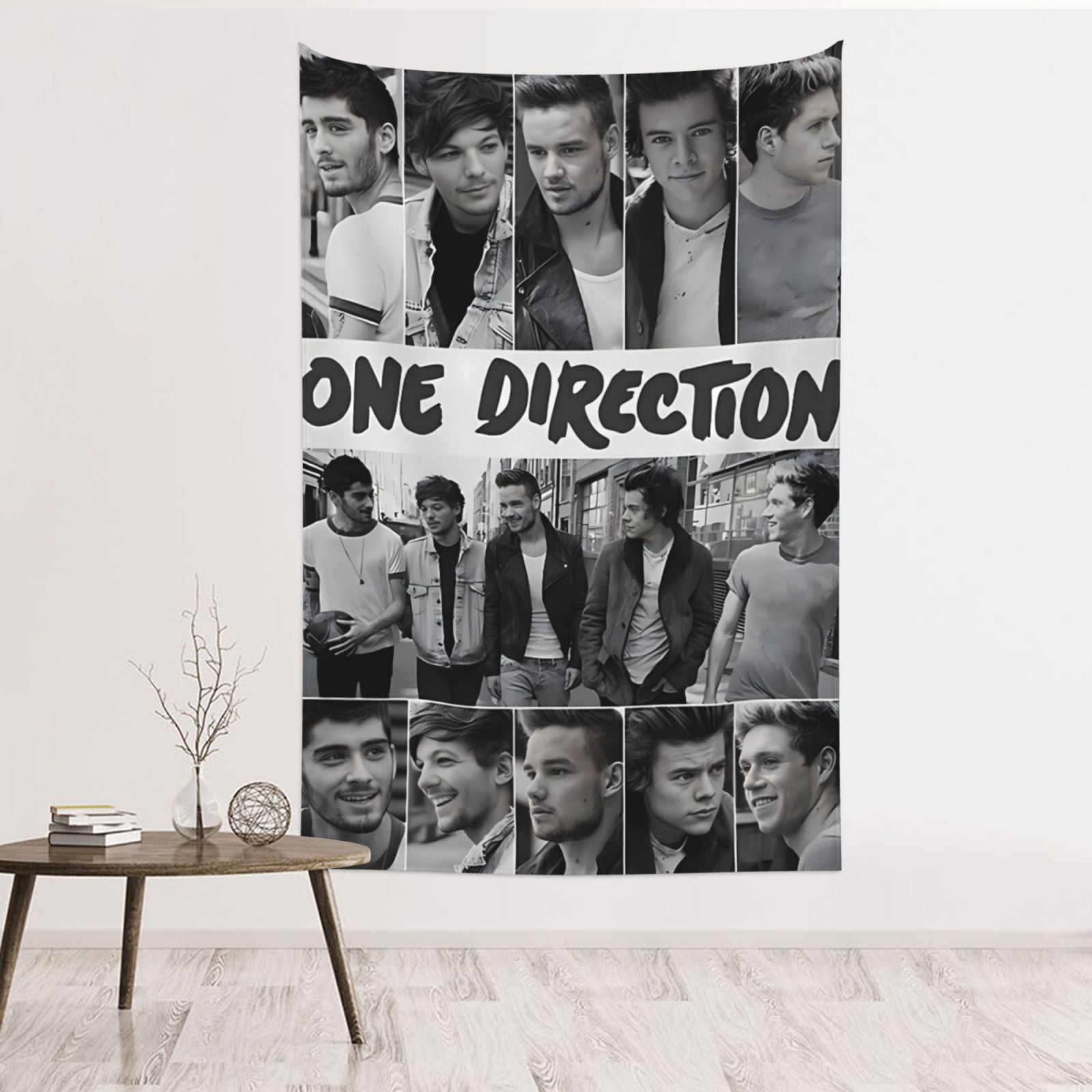 One Direction Tapestry Banner Decorations Anime Movie Wall Hanging ...