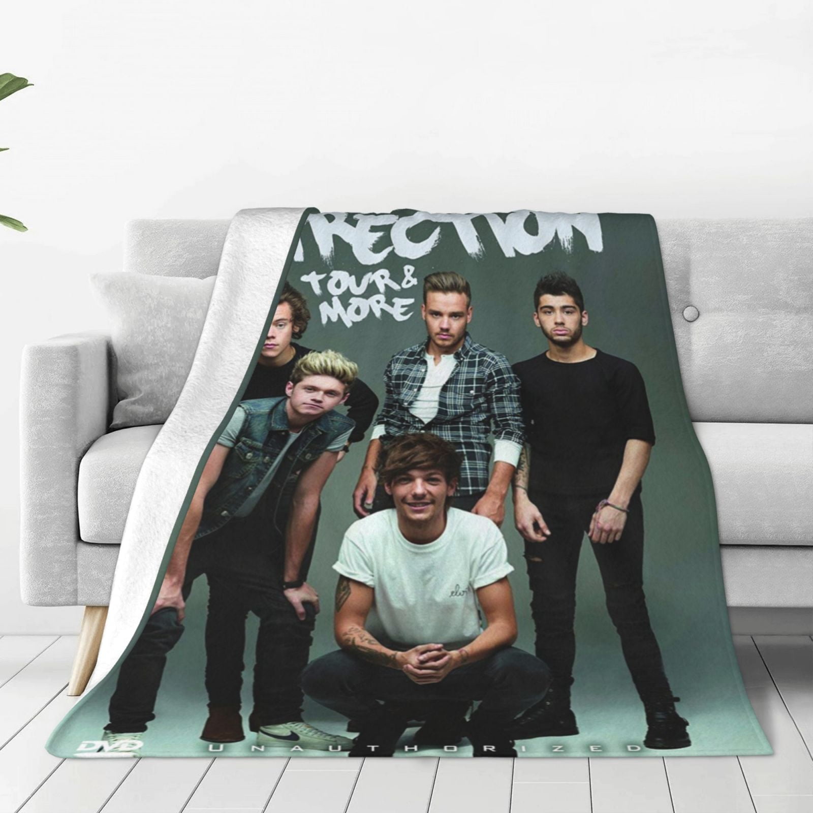 One Direction Throw Blanket Couch Bed Sofa Soft Lightweight Warm Cozy ...