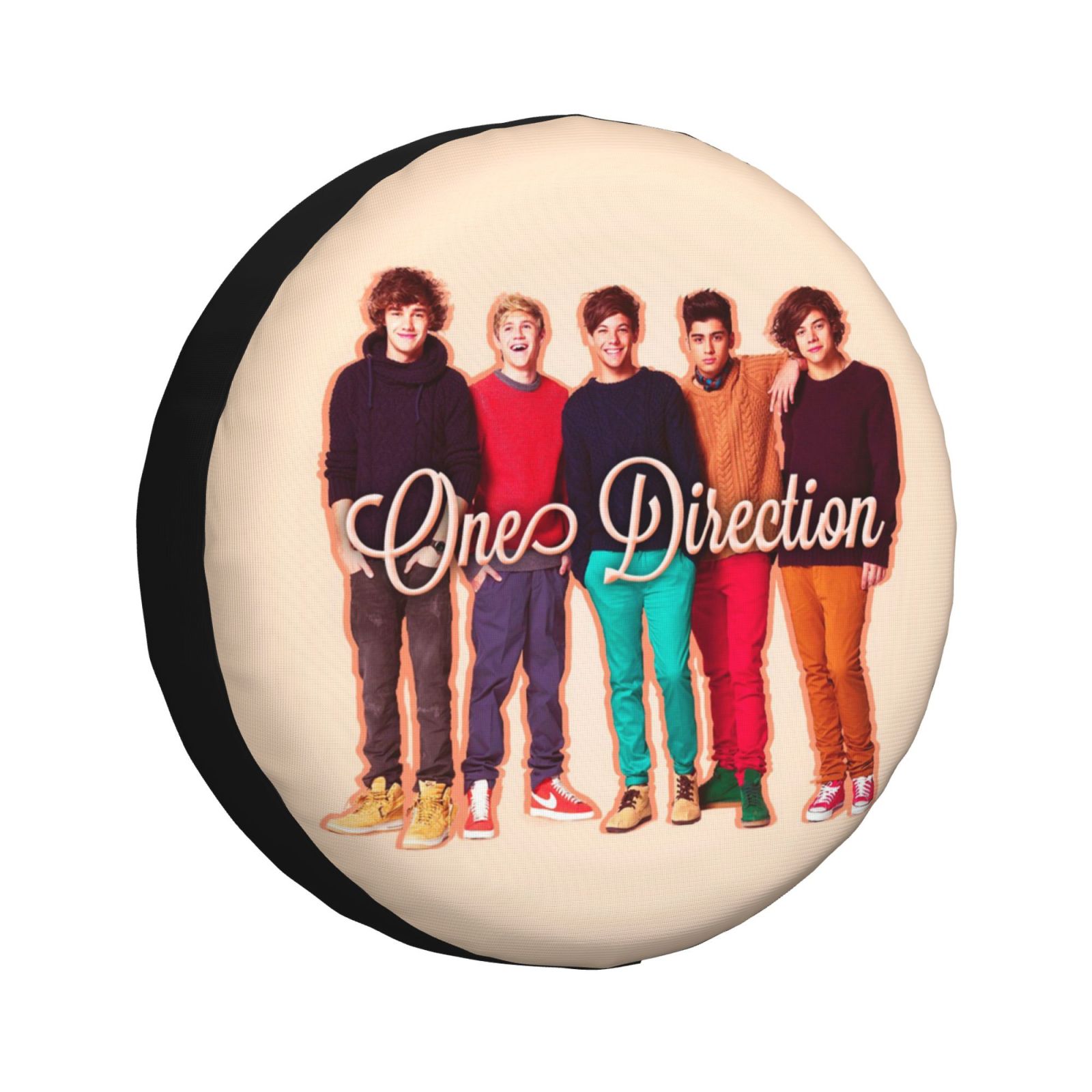 One Direction Tire Cover Cartoon Weatherproof Universal Wheel ...