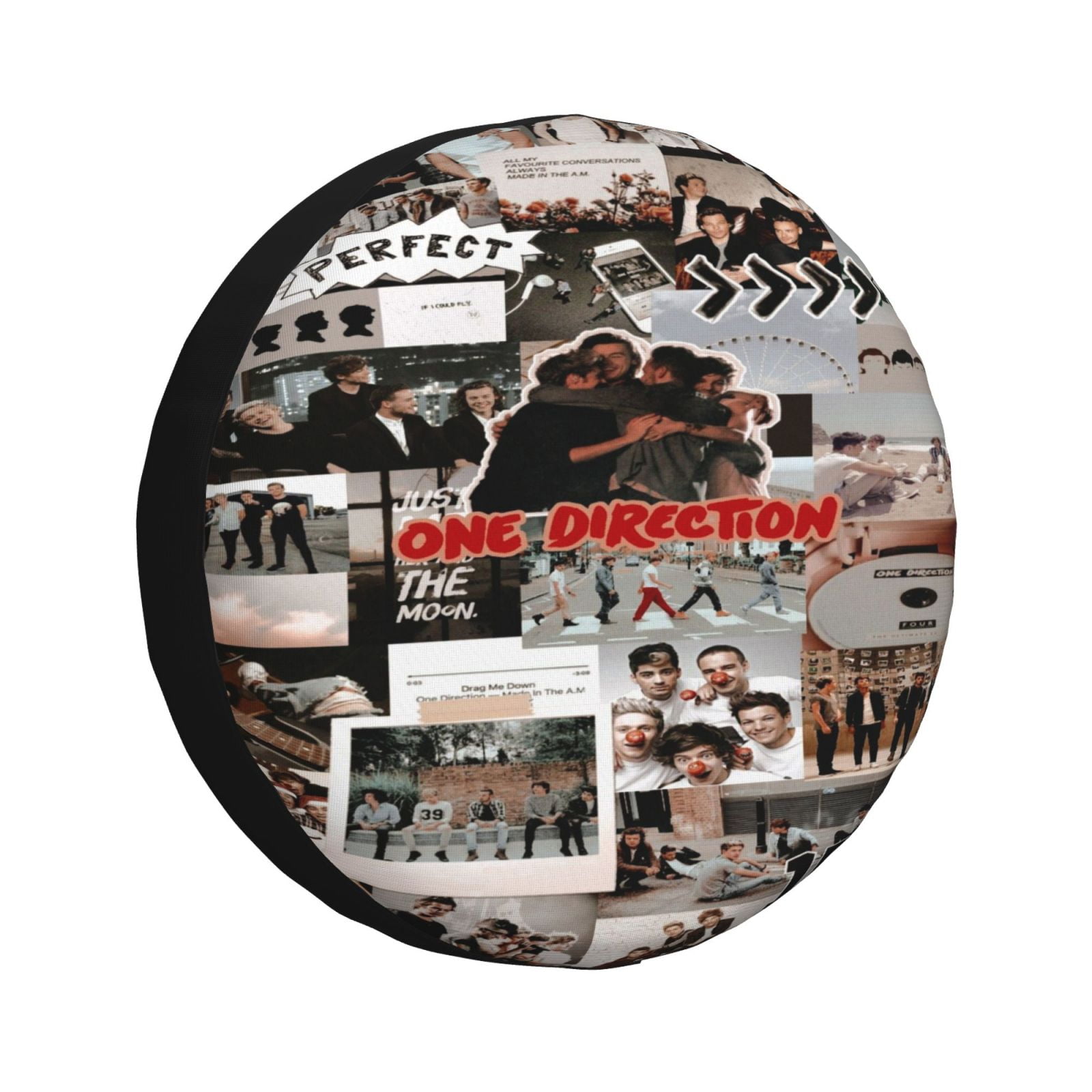 One Direction Tire Cover Cartoon Weatherproof Universal Wheel ...