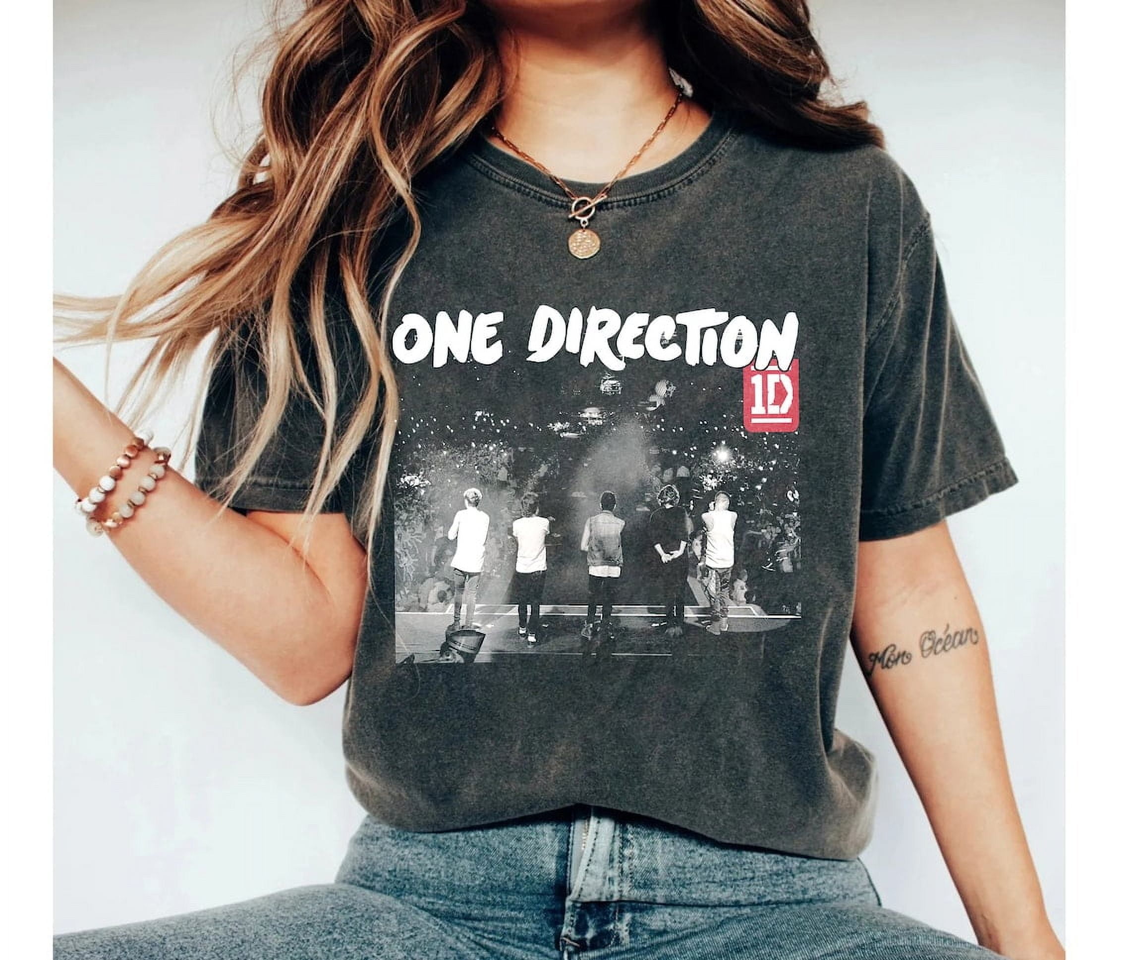 One Direction Tour Comfort Colors T-shirt, One Direction Albums Graphic ...