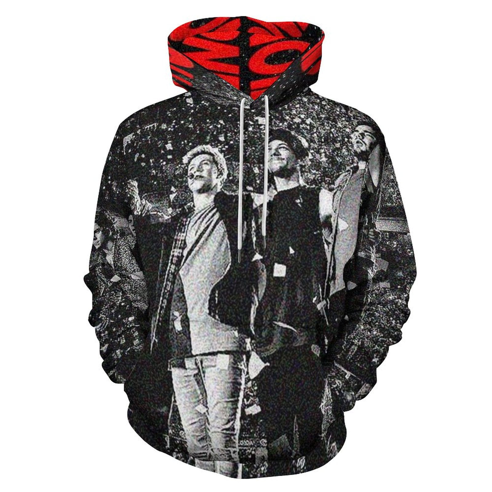 One Direction Unisex Hoodies Loose Double Layer Cap Fully PrintedCool ...