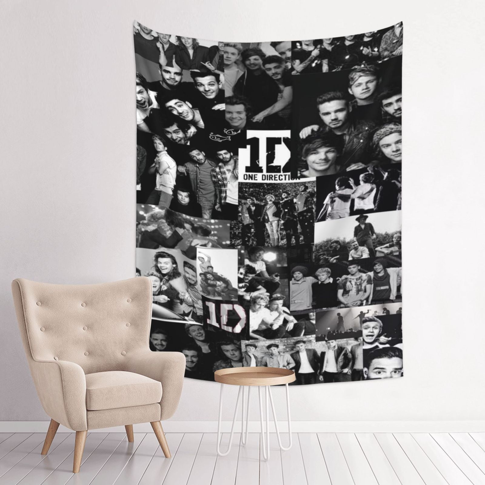 One Direction Wall Tapestry Cartoon Poster for Bedroom Aesthetics Funny ...