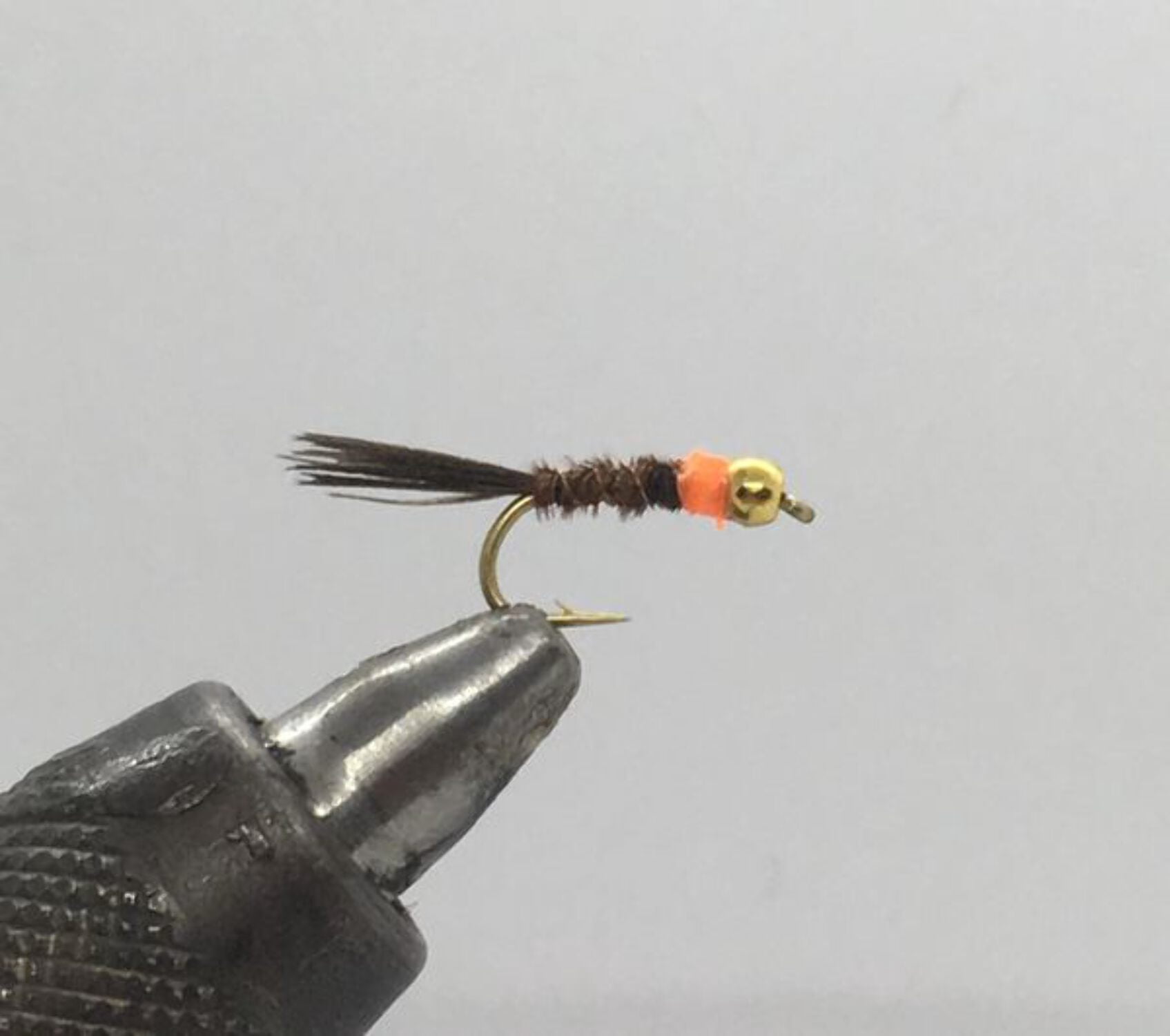 One Dozen (12) - Beadhead Frenchie - Orange - Nymph - Walmart.com