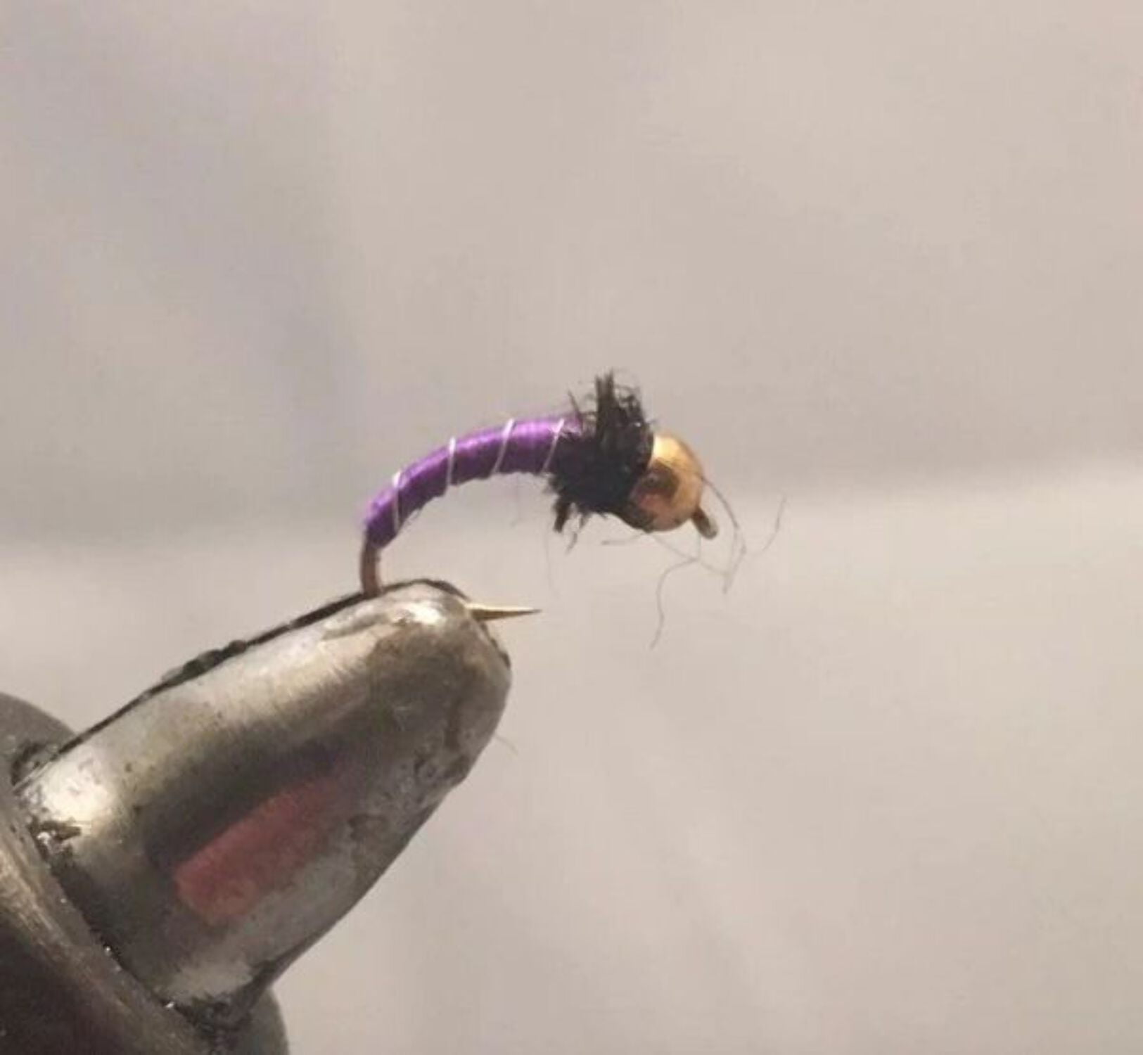 One Dozen (12) - Beadhead Zebra Midge - Purple - Nymph - Walmart.com