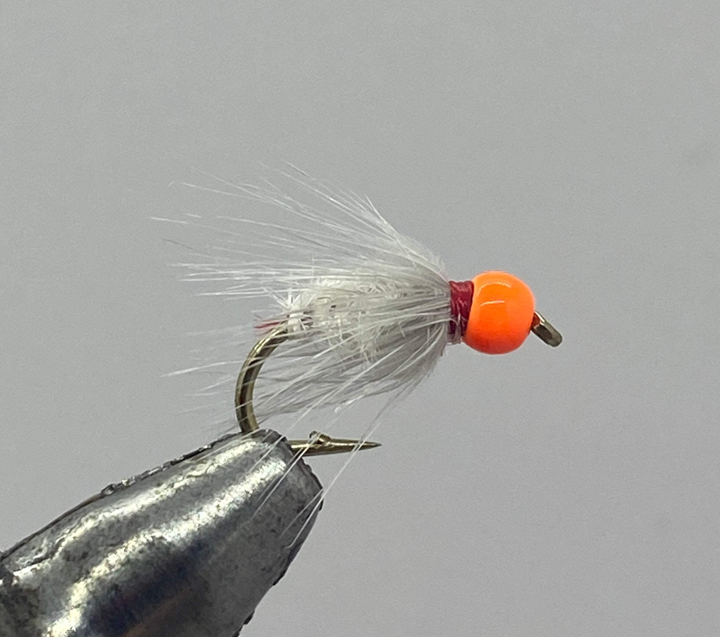 One Dozen (12) - Firebead Ray Charles Soft Hackle - Grey - Nymph ...
