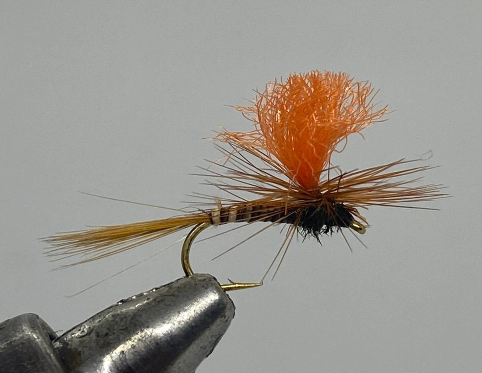 One Dozen (12) - Hi-Vis Parachute Ginger Quill - Dry Fly - Walmart.com