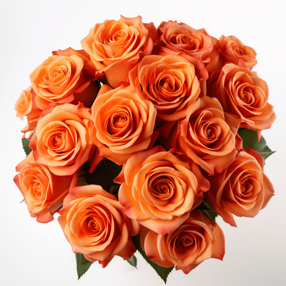 One Dozen Orange Roses- Fresh Flower Delivery - Walmart.com