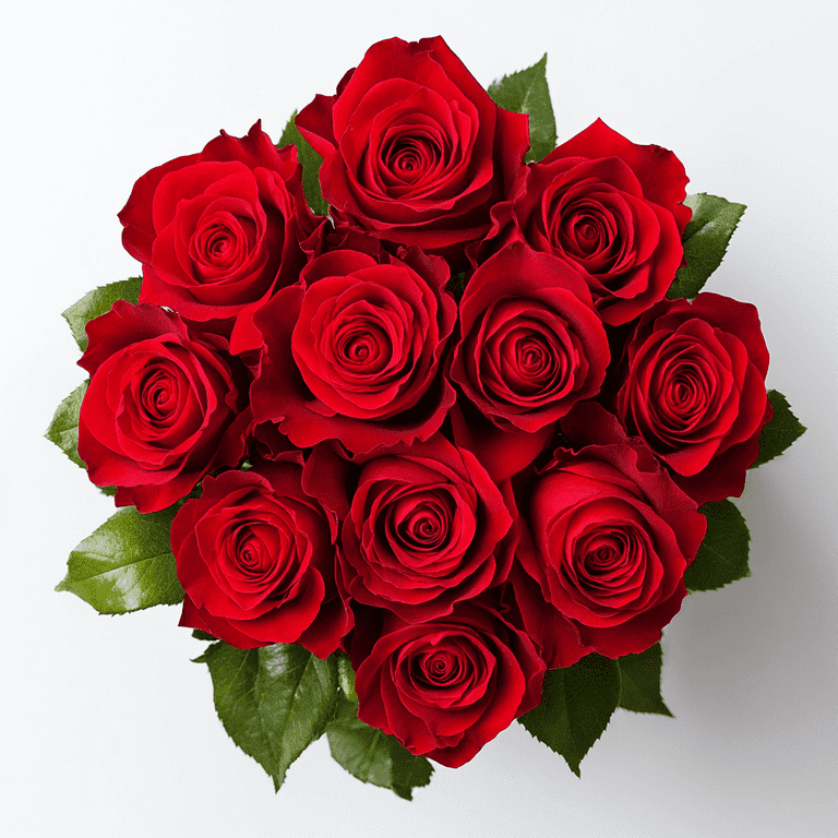 One Red Rose Flower